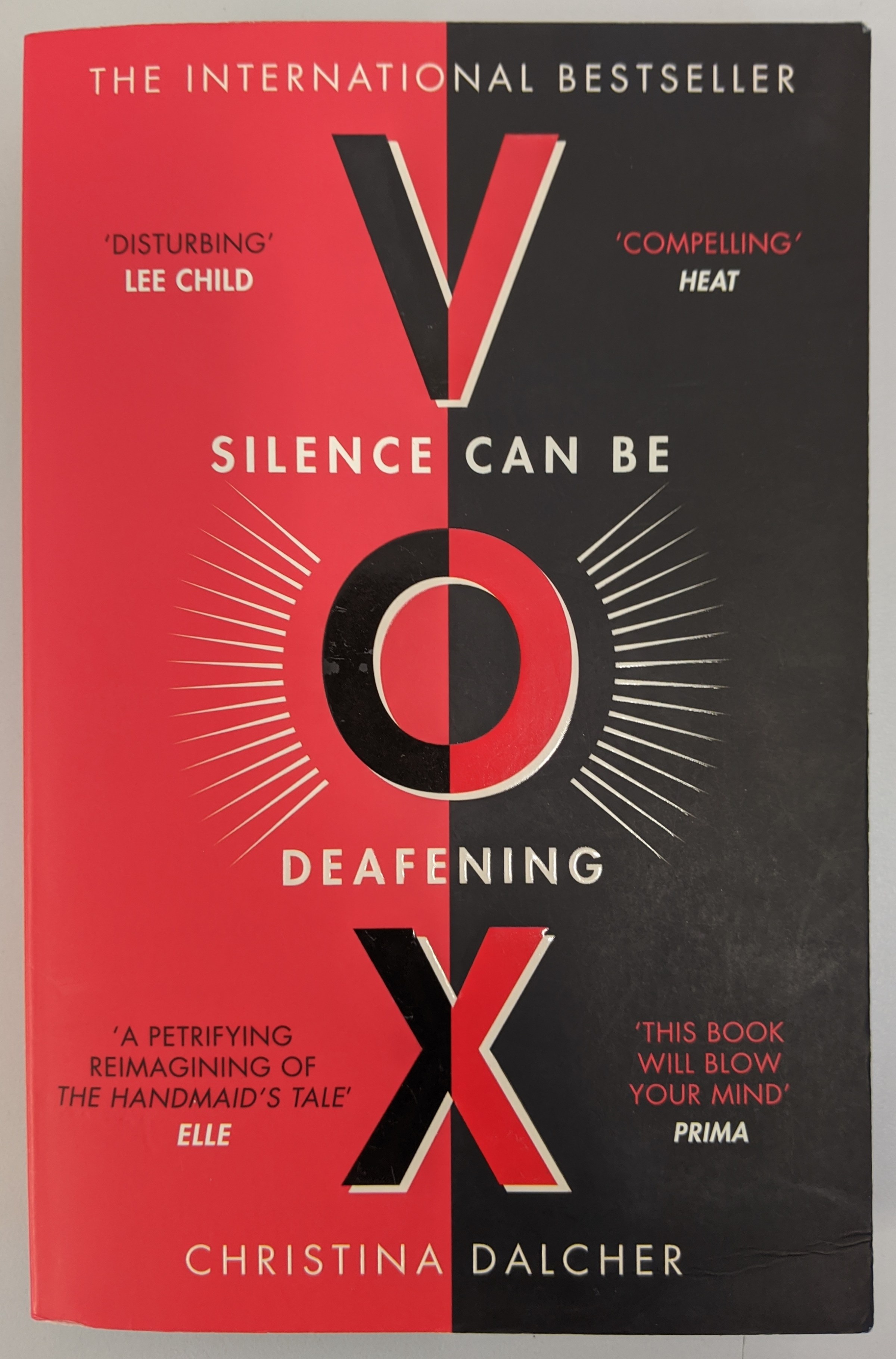 Book Review – ‘Vox’ by Christina Dalcher. – Middle Age Fanclub